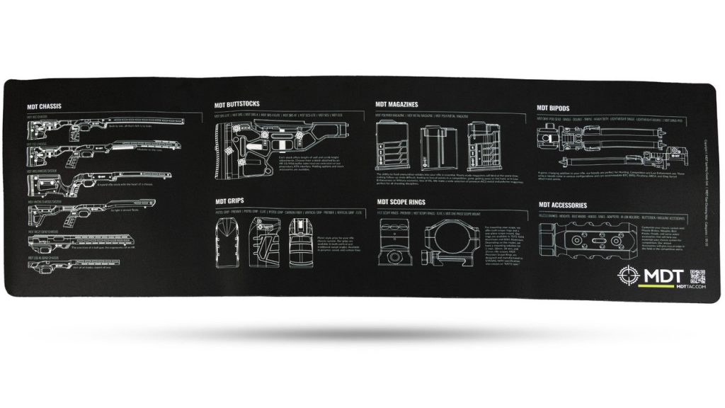 MDT Australia Gun Cleaning Bench Mat #107247-BLK