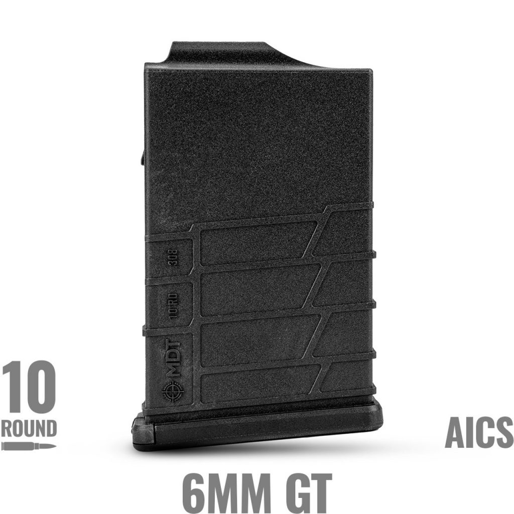 MDT Australia Polymer AICS Short Action Magazine 6mm GT, 6GT, 10 Round ...