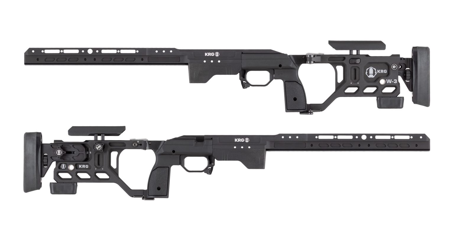 KRG Australia Whiskey 3 Pro Rifle Chassis System, Folding Version