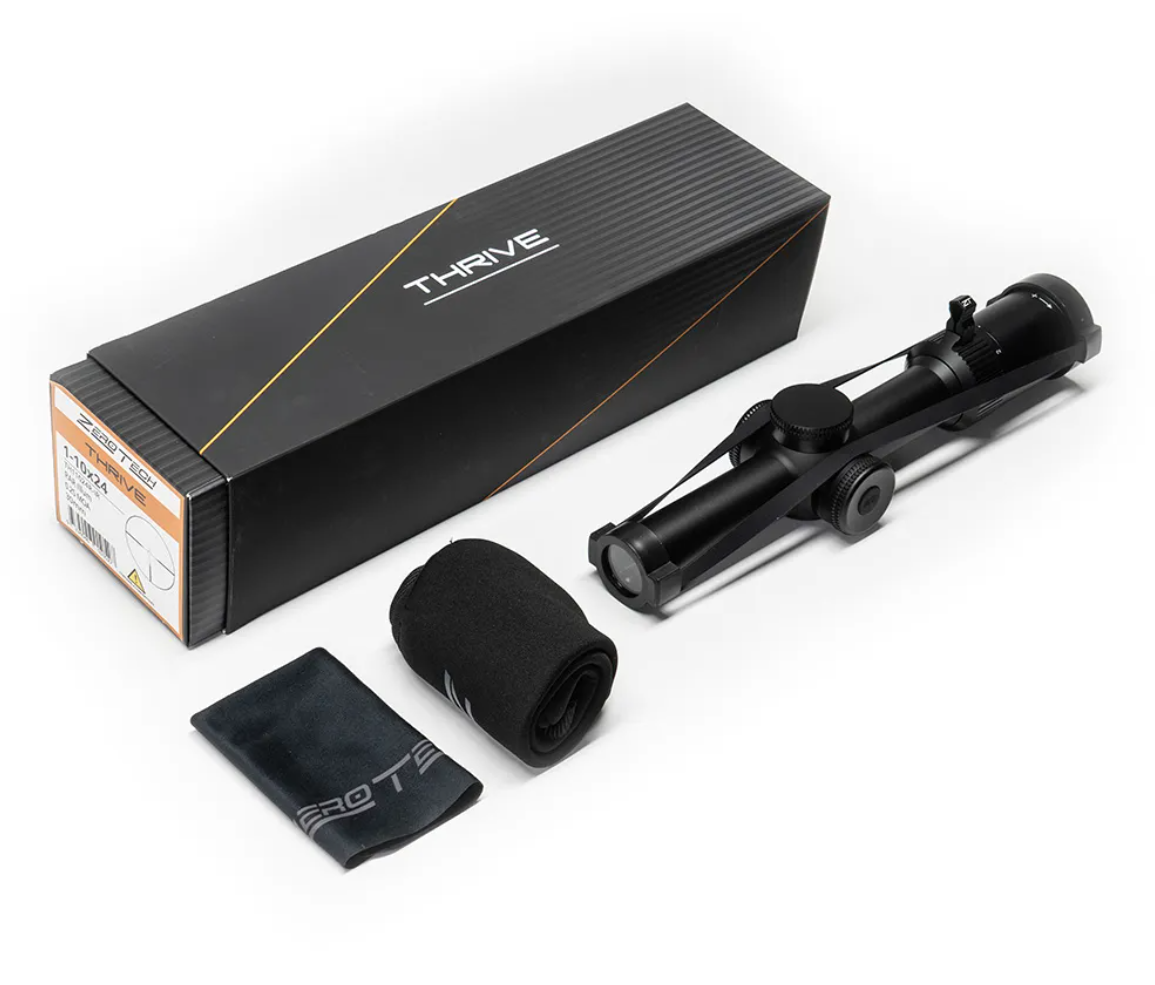ZeroTech Thrive 1-10x24 Rifle Scope MOA LPVO G4 Illuminated Reticle # ...