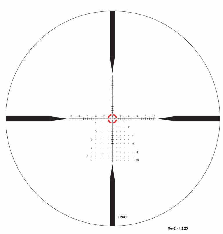 ZeroTech Trace ED 1-10x24 Rifle Scope FFP MRAD LPVO RMG-L Illuminated ...